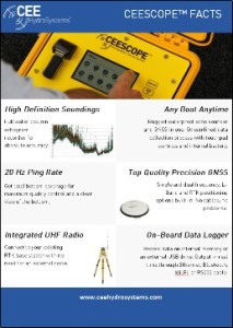 CEESCOPE Single Beam Echo Sounder with GPS | CEE Hydrosystems